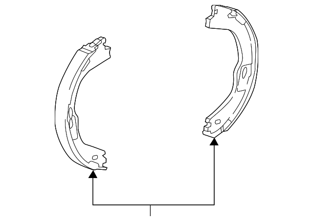 22857907 - 2013-2024 GM - Rear Parking Brake Shoe | Partners Chevy