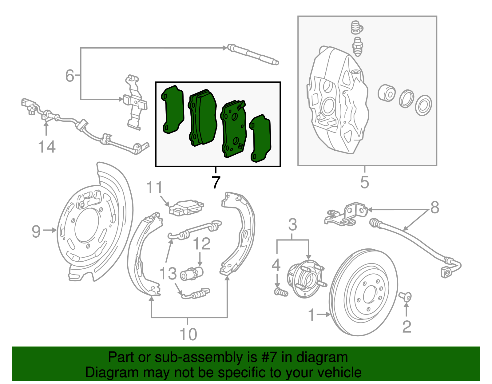 2014-2024 GM Pad Kit (Replaces Part Number 84732503 85113995 and ...