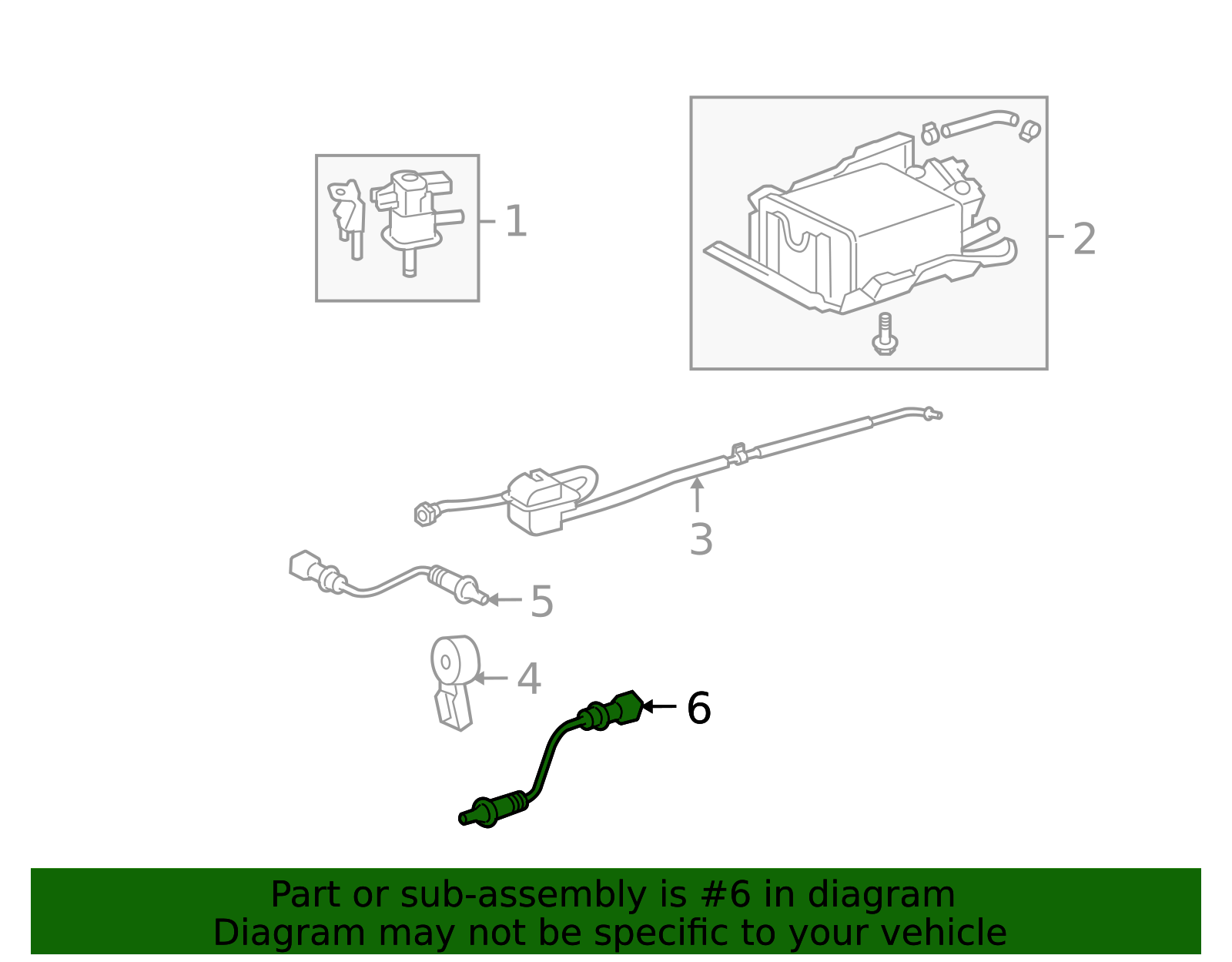 Genuine Official Toyota Oxygen Sensor part# 89465-0R080 for 2009-2012 ...