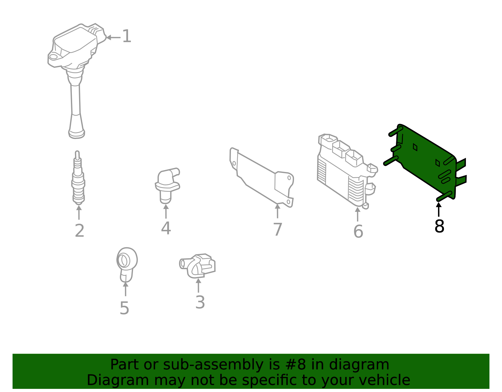 23714-6CA2A - ECM Rear Bracket 2019-2025 Nissan Altima | Official ...