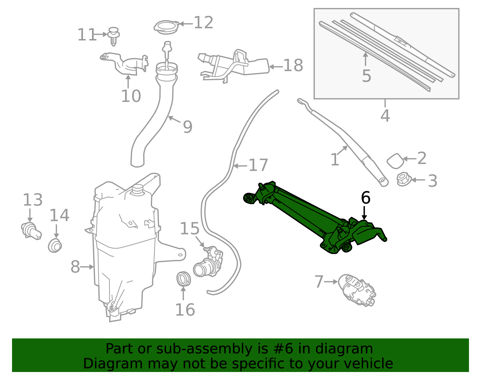 2009-2018 Toyota RAV4 Wiper Linkage 85150-0R030 | OEM Parts Online