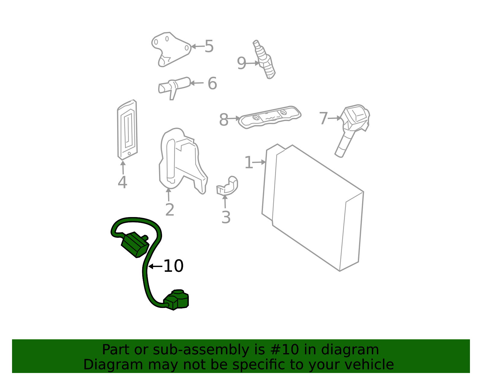 XL3Z-12A699-AA - 1997-2019 Ford - Knock Sensor | My Ford Parts