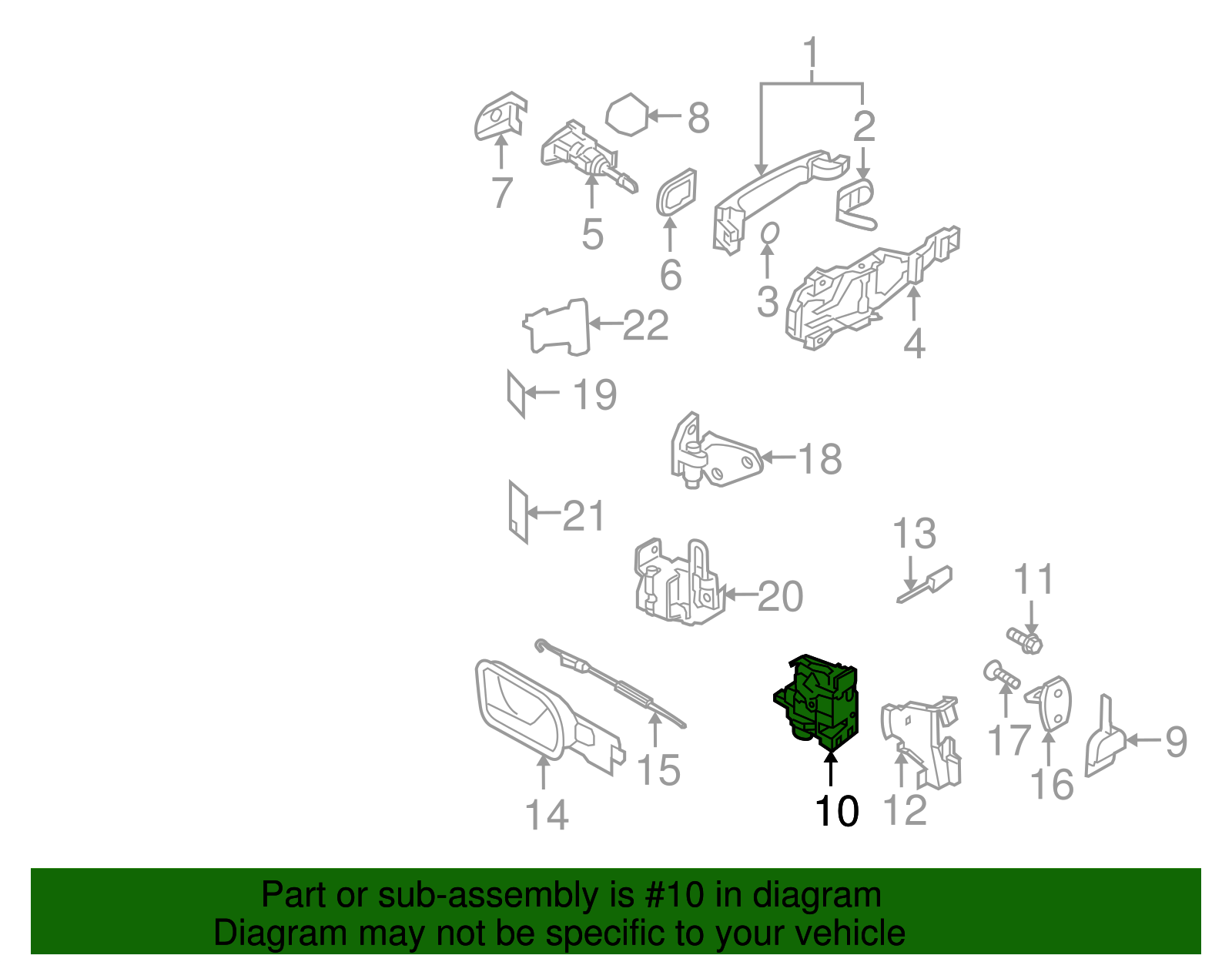 3B1-837-016-CG - OEM NEW 2003-2014 VW Volkswagen Beetle Right Door ...