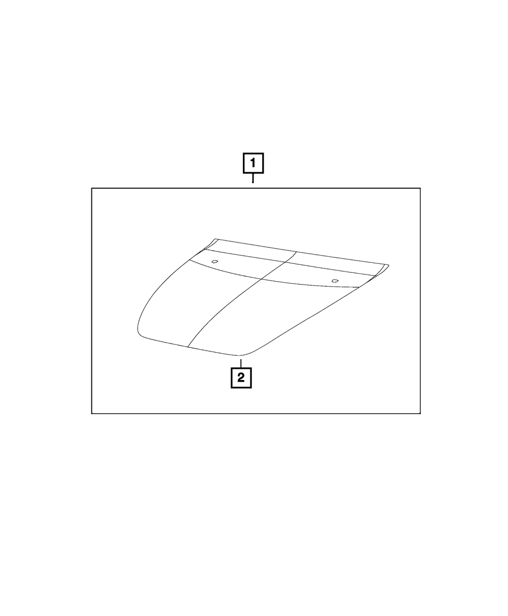 68223632AA - Mopar Hood Decal 2014-2018 Jeep Cherokee | Performance ...