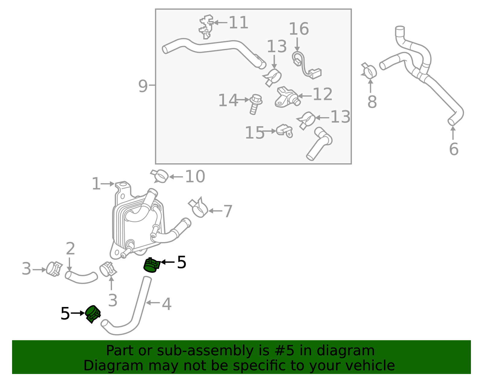 90466-A0014 - Hose & Tube Assembly Clamp 2011-2025 Toyota | Longo ...