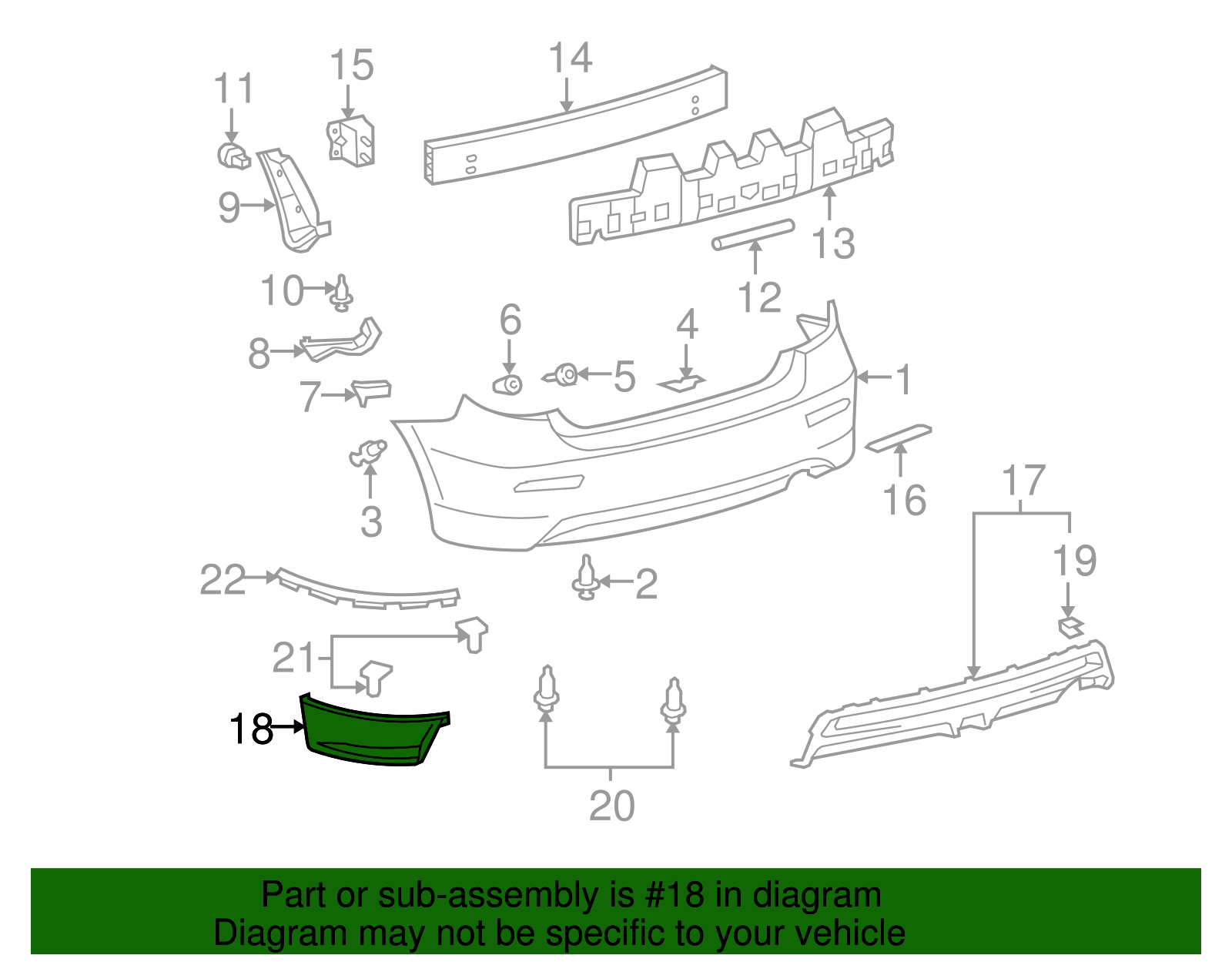 76896-02908 - Spoiler 2009-2010 Toyota Matrix | Toyota San Diego Parts