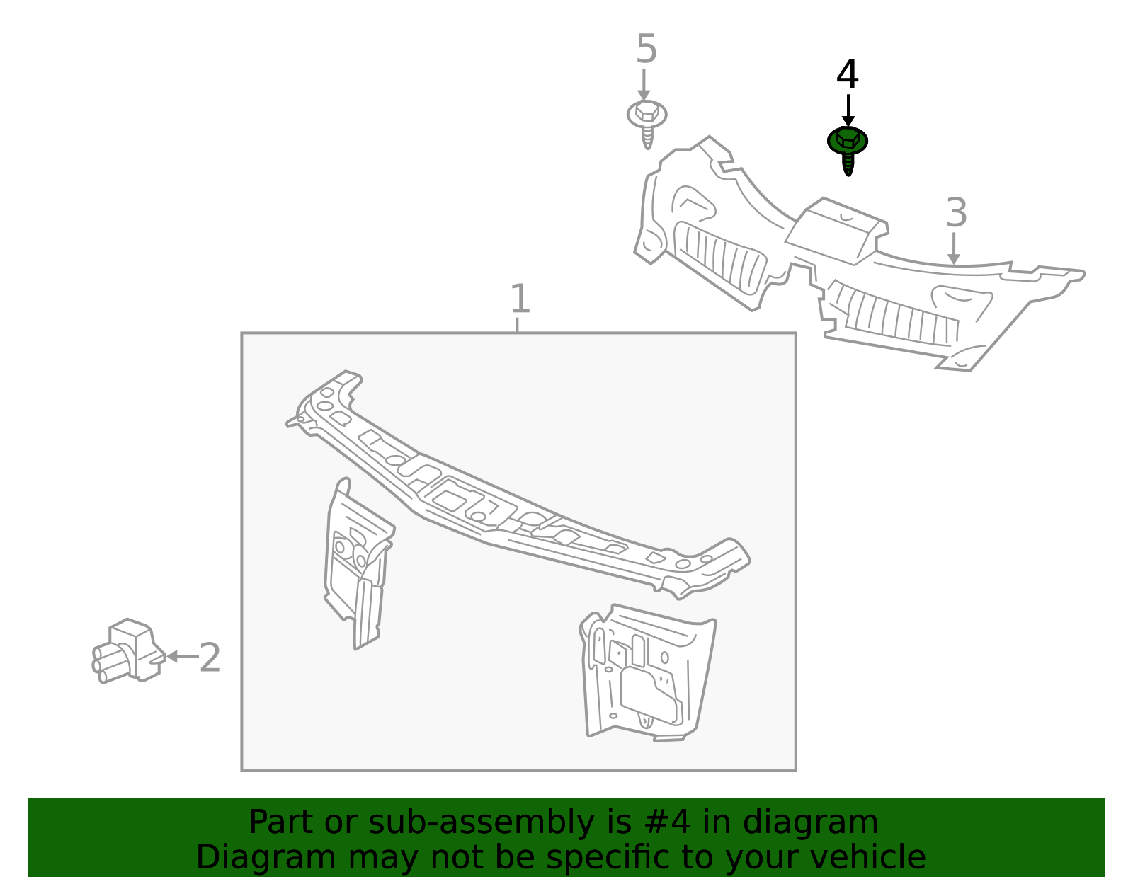 2008-2015 GM Multi-Purpose Retainer 94530397 | GetOEMParts.com