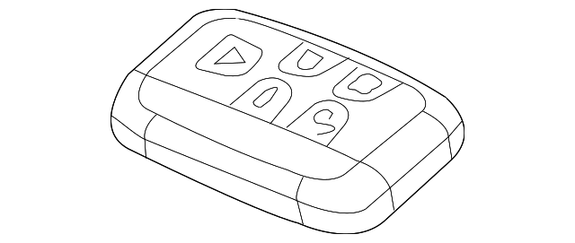 LR087660 - Keyless Entry Transmitter 2010-2020 Land Rover | Land ...