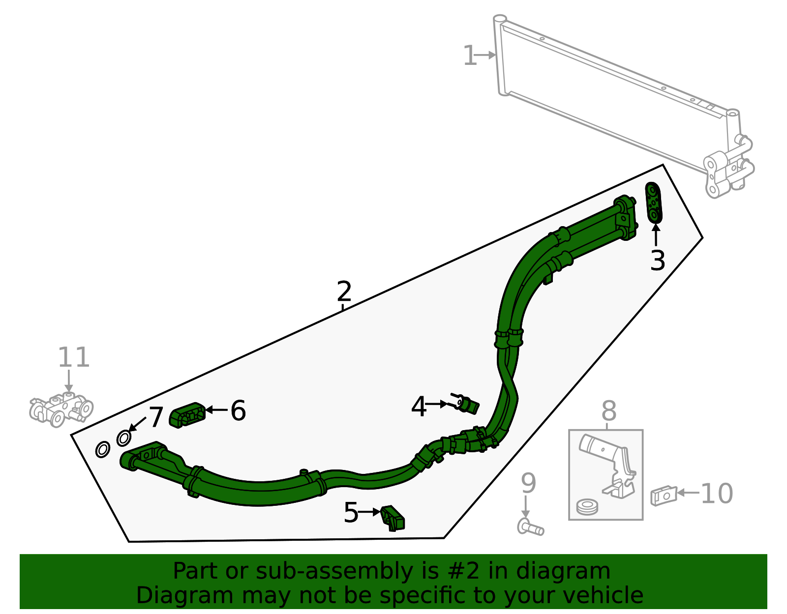 OEM GM Transmission Fluid Cooler Inlet and Outlet Pipe For 2020-2025 ...