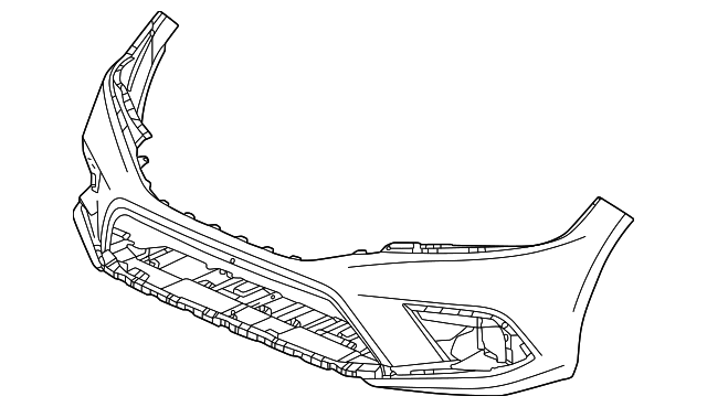 04711-T20-A00ZZ - Bumper Cover 2022-2024 Honda Civic | Honda Parts Online