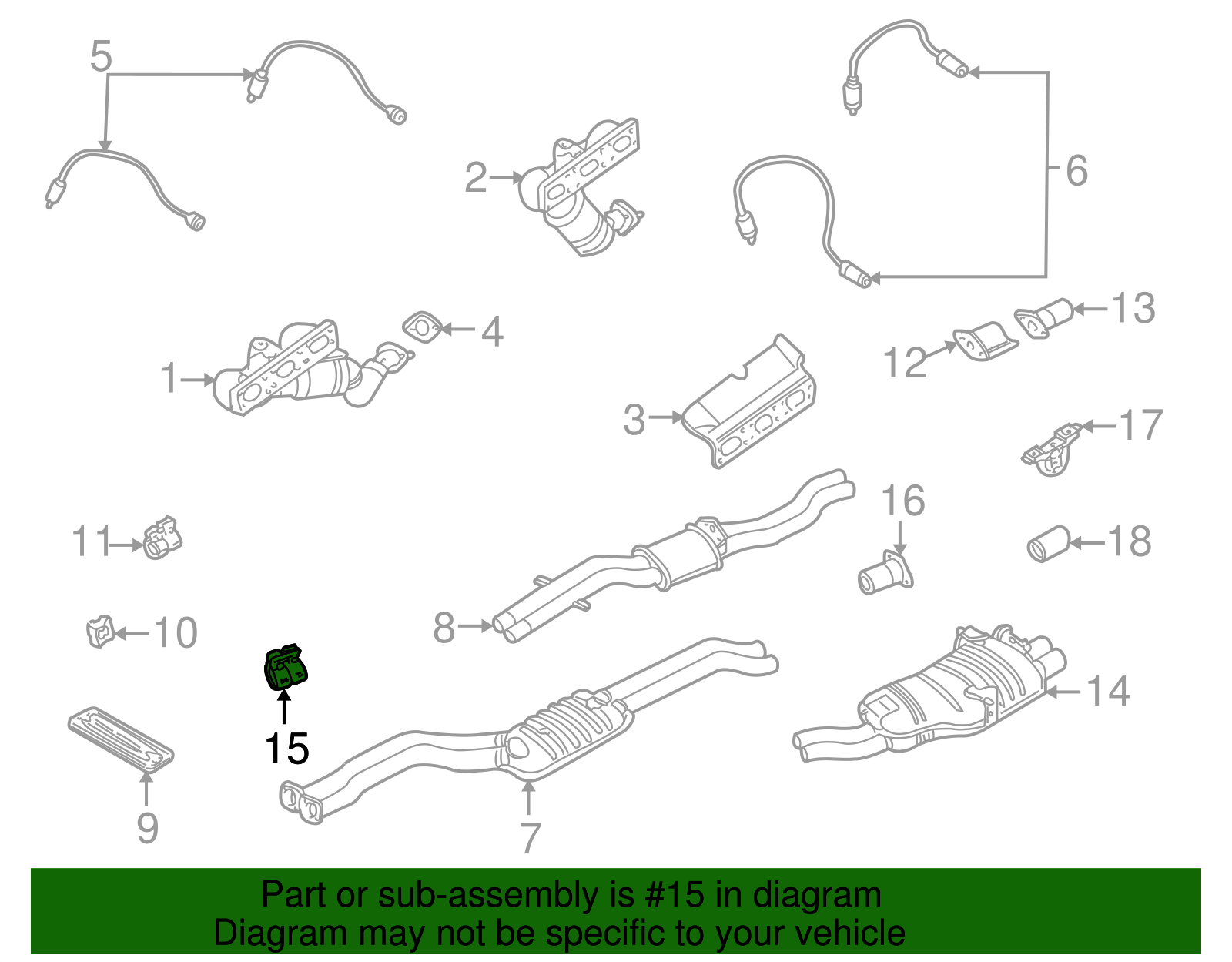 18307560777 - 2000-2012 BMW Exhaust Clamp (18-30-7-560-777) | BMW of ...