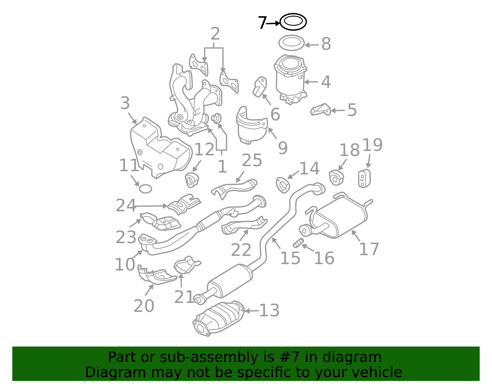 20822-5M010 - Pre-Converter Cap 2000-2002 Nissan Sentra | Official ...