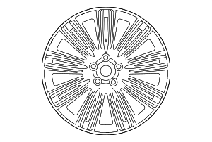 2022-2023 Land Rover Range Rover Aluminum Wheel, 22-Inch Style 1073 ...