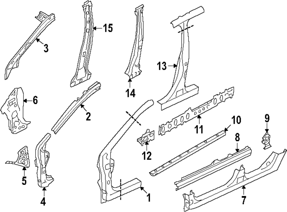 2022-2024 Subaru WRX Rocker Panel 51449VC0309P | Subaru Parts Guys