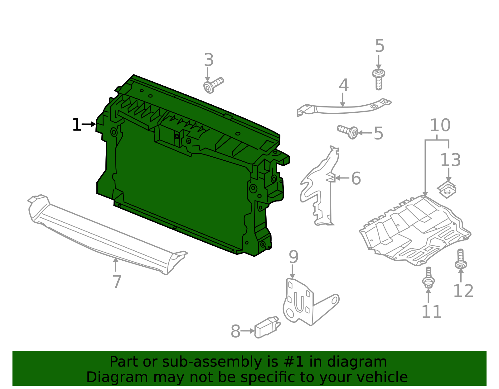 2009-2018 Volkswagen OEM NEW 09-17 Volkswagen Tiguan R-Line Carrier ...