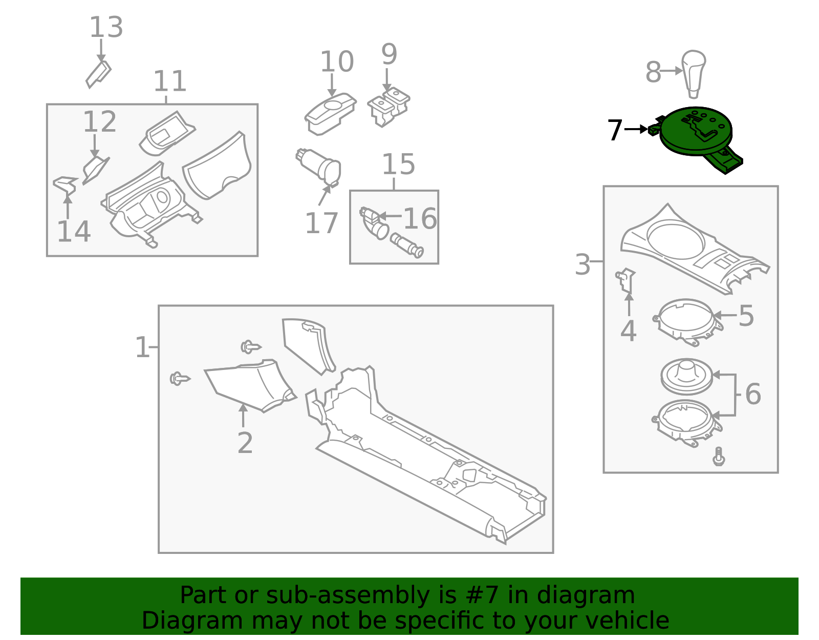 FE01-64-350B - High-Quality Shift Indicator for 2004-2011 Mazda RX-8 ...