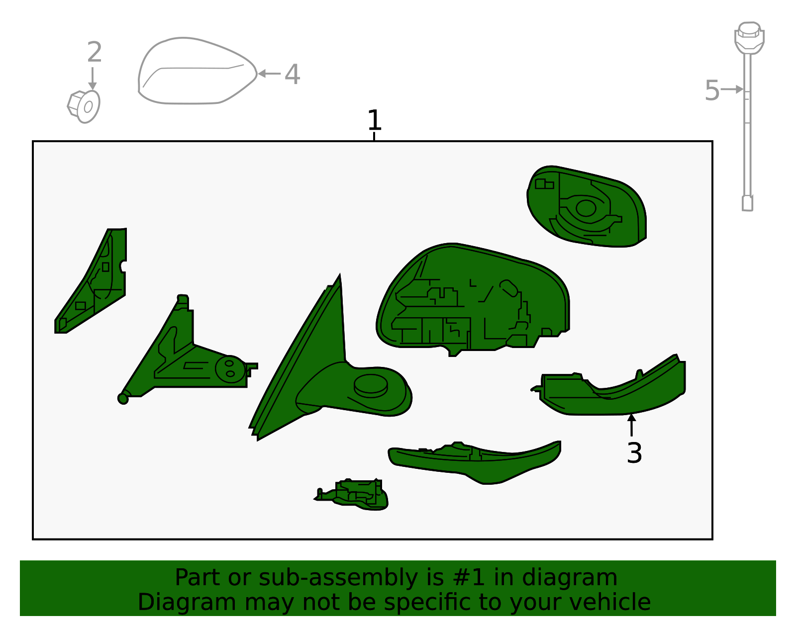 2019-2020 Infiniti QX50 Mirror Assembly 96302-5NA4A | Faulkner Infiniti ...
