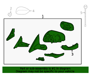 2019-2020 Infiniti QX50 Mirror Assembly 96302-5NA4A | Faulkner Infiniti ...