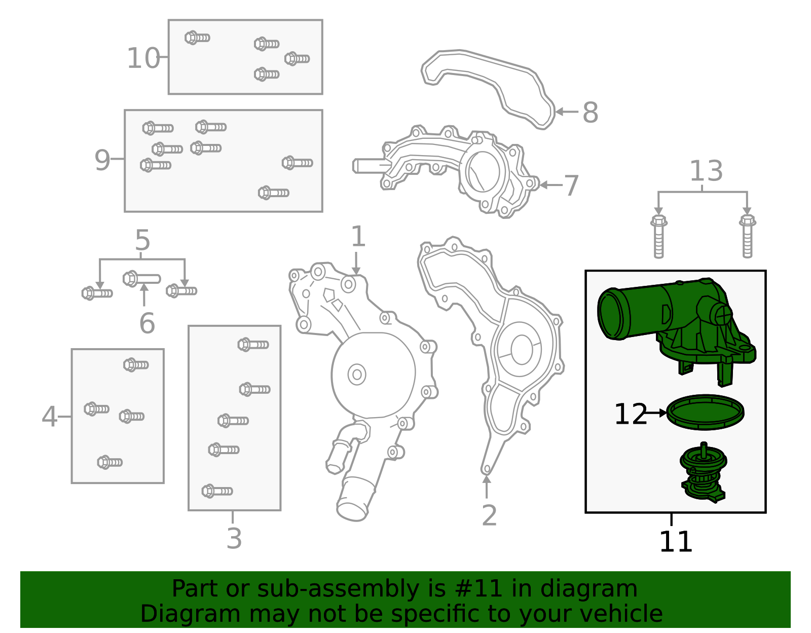 2016-2025 Mopar Thermostat Housing 04893926AH | Mopar Parts Canada