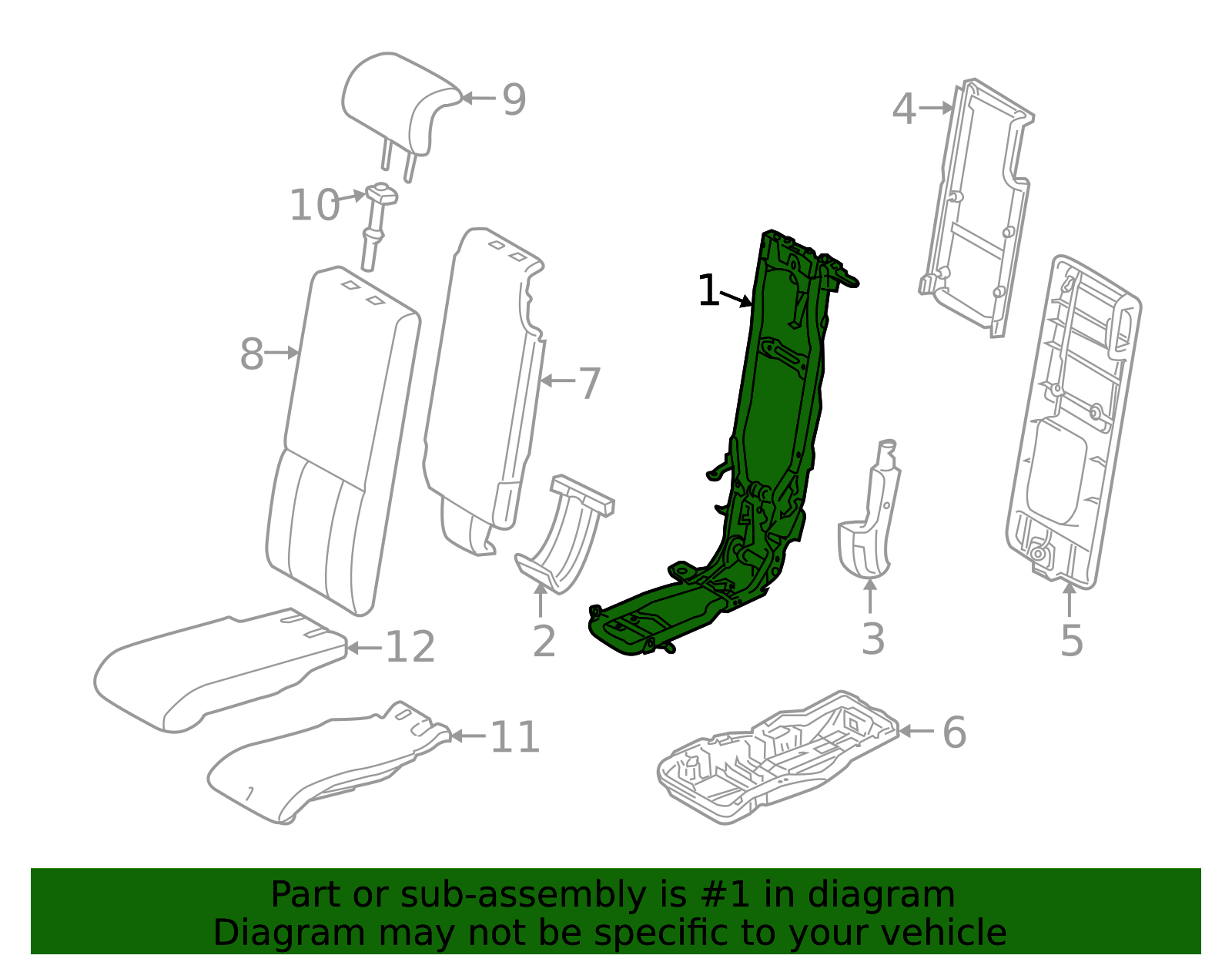 2008-2013 Toyota Highlander Frame Assembly 79102-0E020 | MotorMotor
