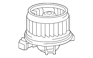 87103-52141 - Blower Motor - 2007-2014 Toyota | OEM Genuine Toyota Parts