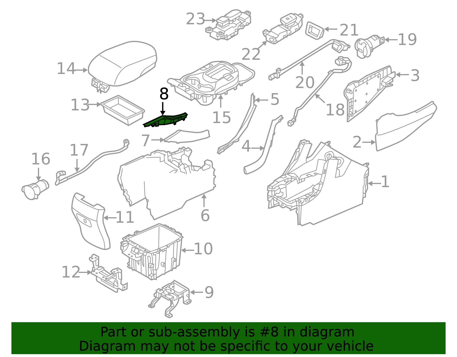 2013-2019 Hyundai Side Trim 84690-2W600-GV2 | MotorMotor