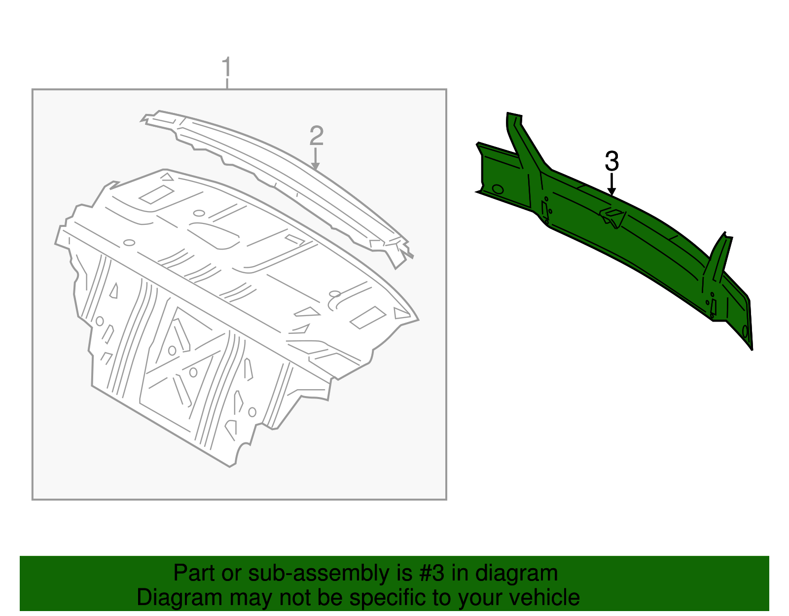 41347204084 - 2009-2015 BMW Rear Body Panel (41-34-7-204-084) | BMW of ...
