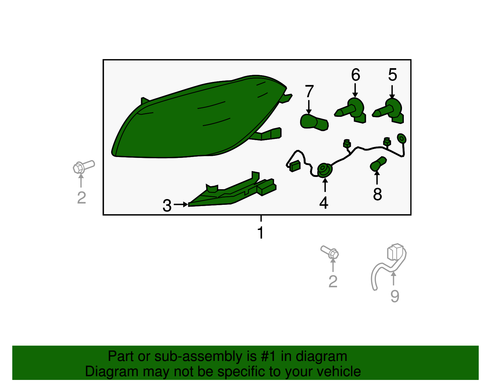19433005 - Composite Headlamp | Partners Chevy