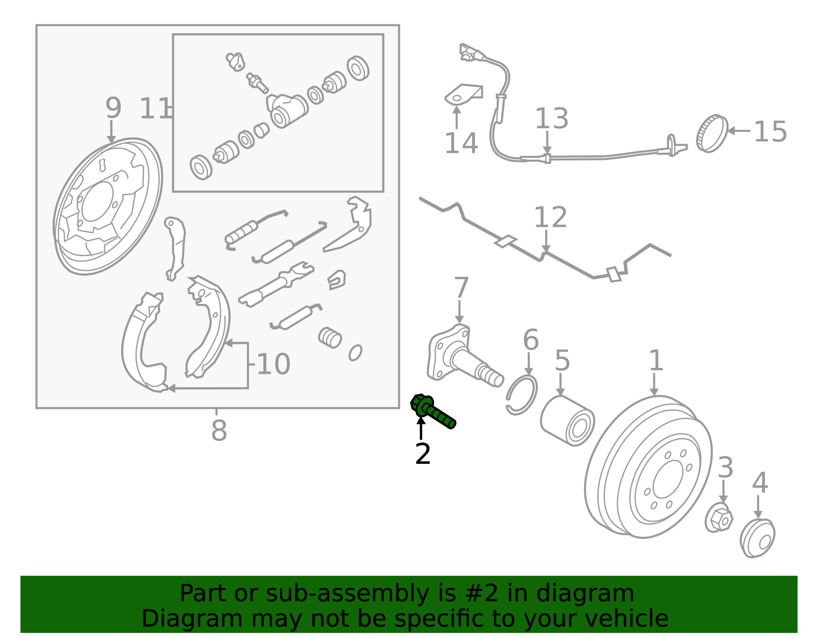 43222-AX000 - Wheel Stud Official Nissan Parts Store