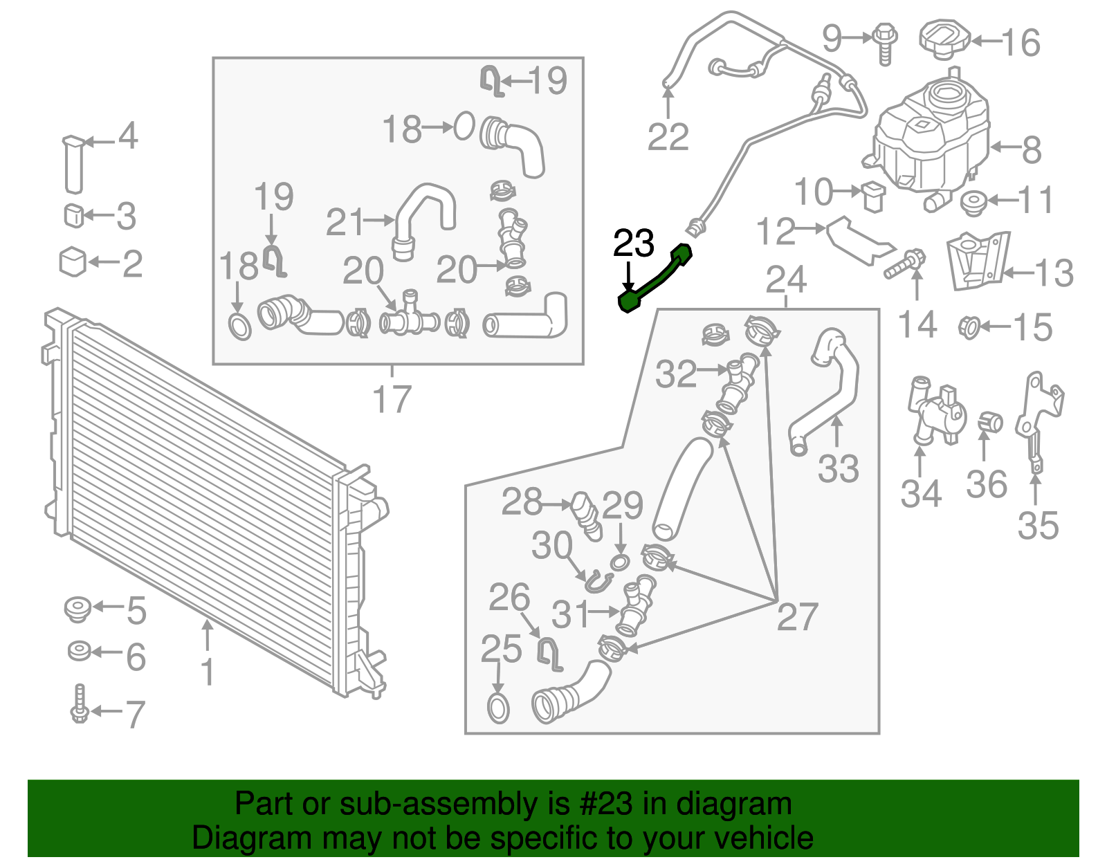 4M0-121-081-AK - Overflow Hose 2017-2025 Audi Q7 | Audi OEM Parts Guy
