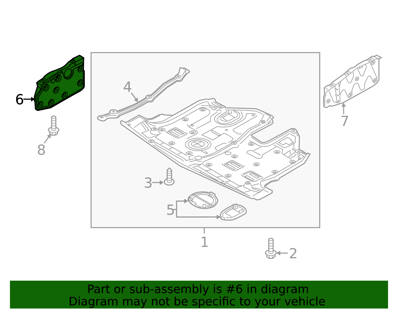 29120-4Z000 - Side Shield - 2014 2015 Kia Sorento | World Kia Parts
