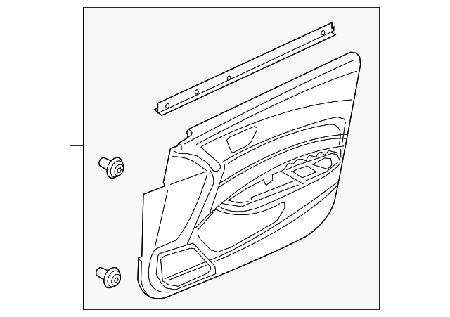 83551-TZ3-A02ZA - Acura Lining L Front *YR464L* 2015-2017 Acura TLX ...