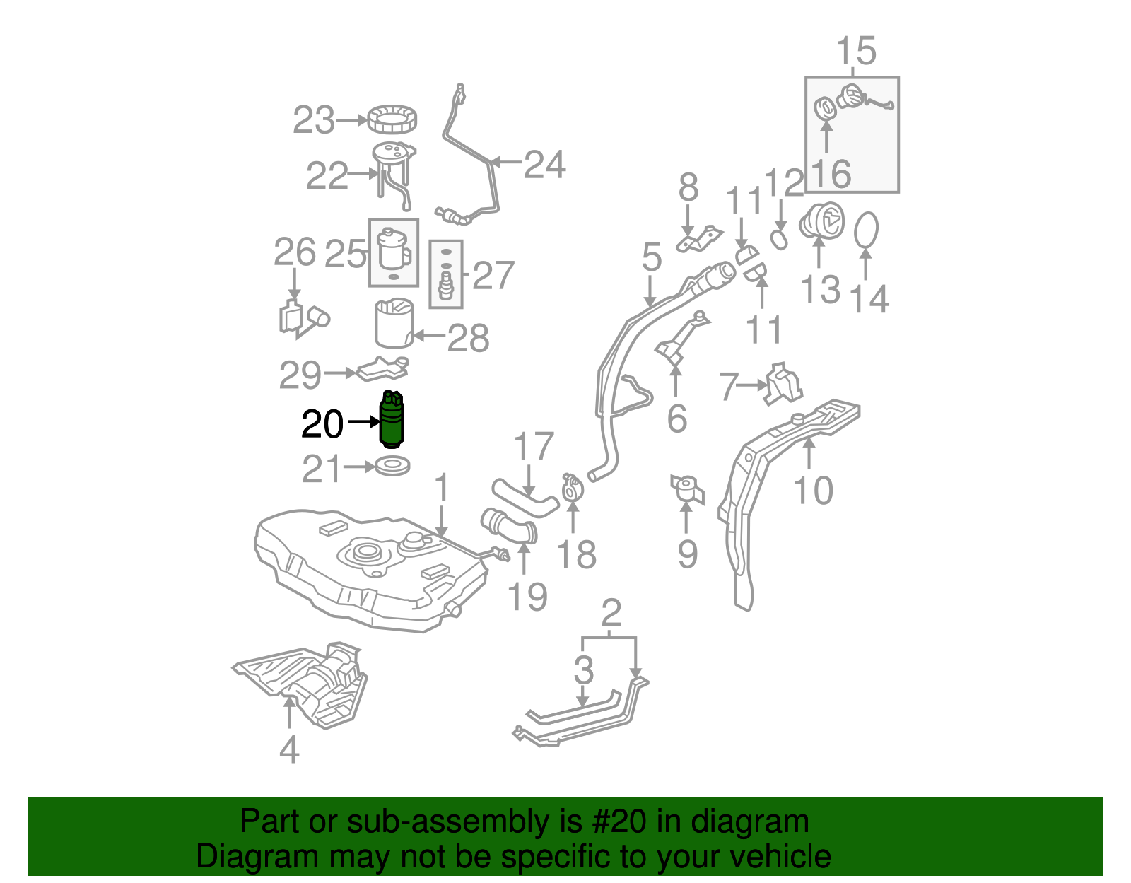 77020-02181 - Fuel Pump 2005-2008 Toyota | Longo Toyota Parts