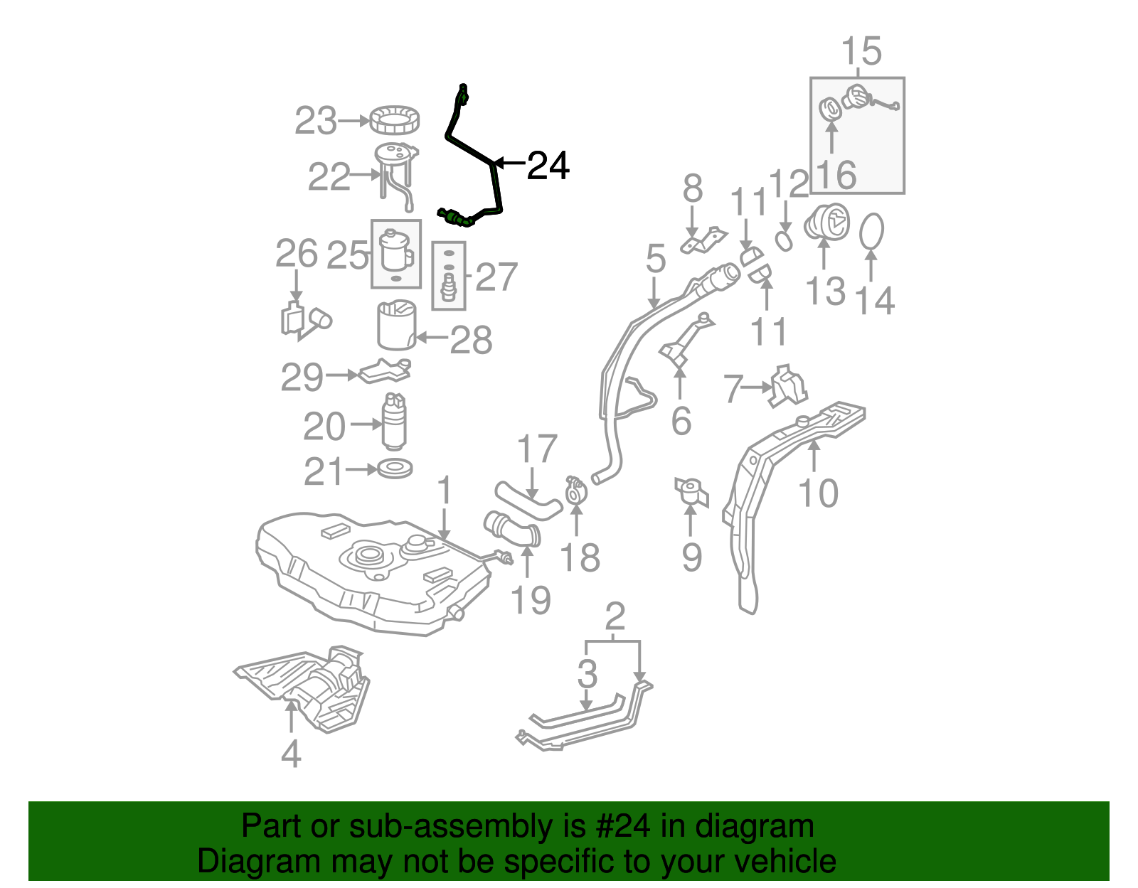 2005-2008 Toyota Pressure Line 77209-02080 | OEM Parts Online