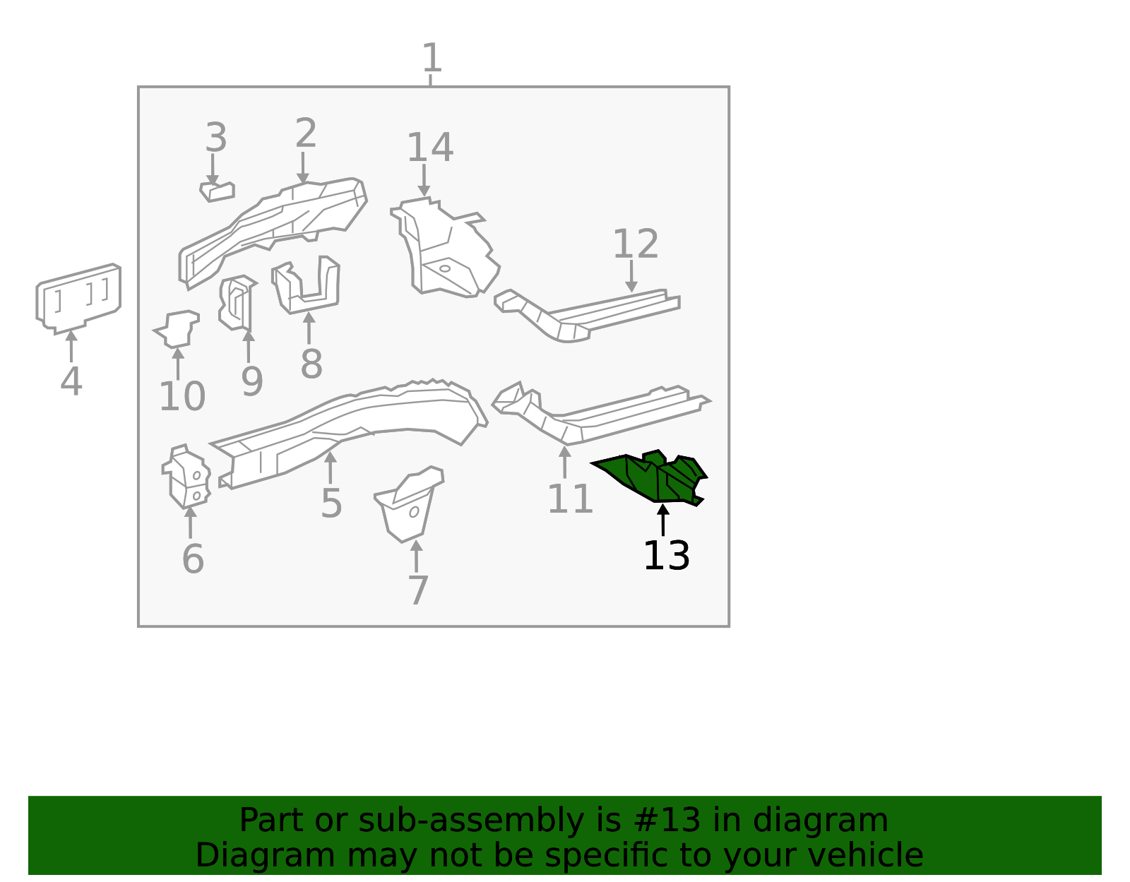 2005-2018 Toyota Lower Reinforced 57032-06010 | MotorMotor