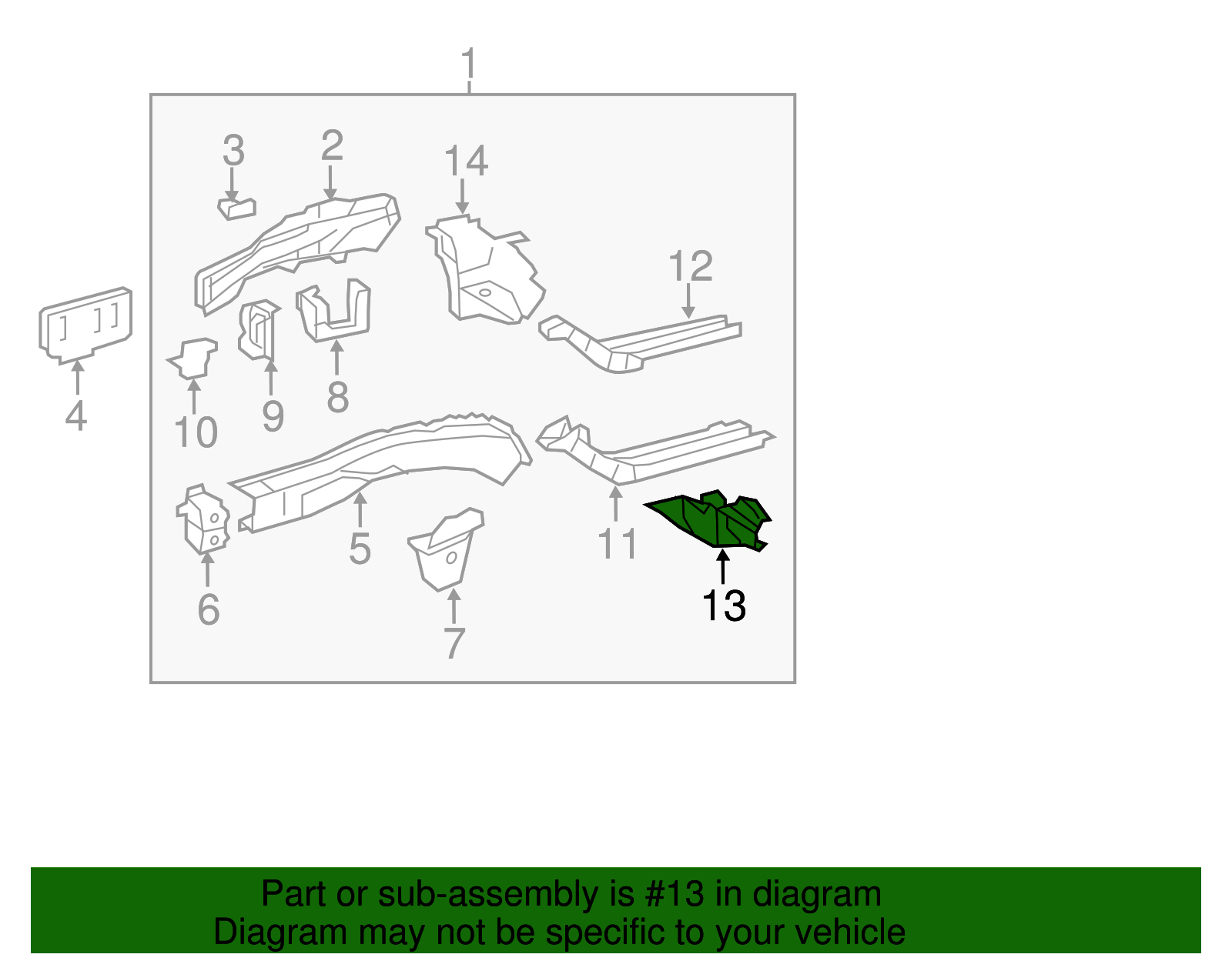 57032-06010 - Lower Reinforced - 2005-2018 Toyota | OEM Genuine Toyota ...