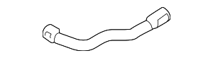 2016-2019 Chevrolet Malibu Radiator Inlet Hose 84021221 | Courtesy Parts