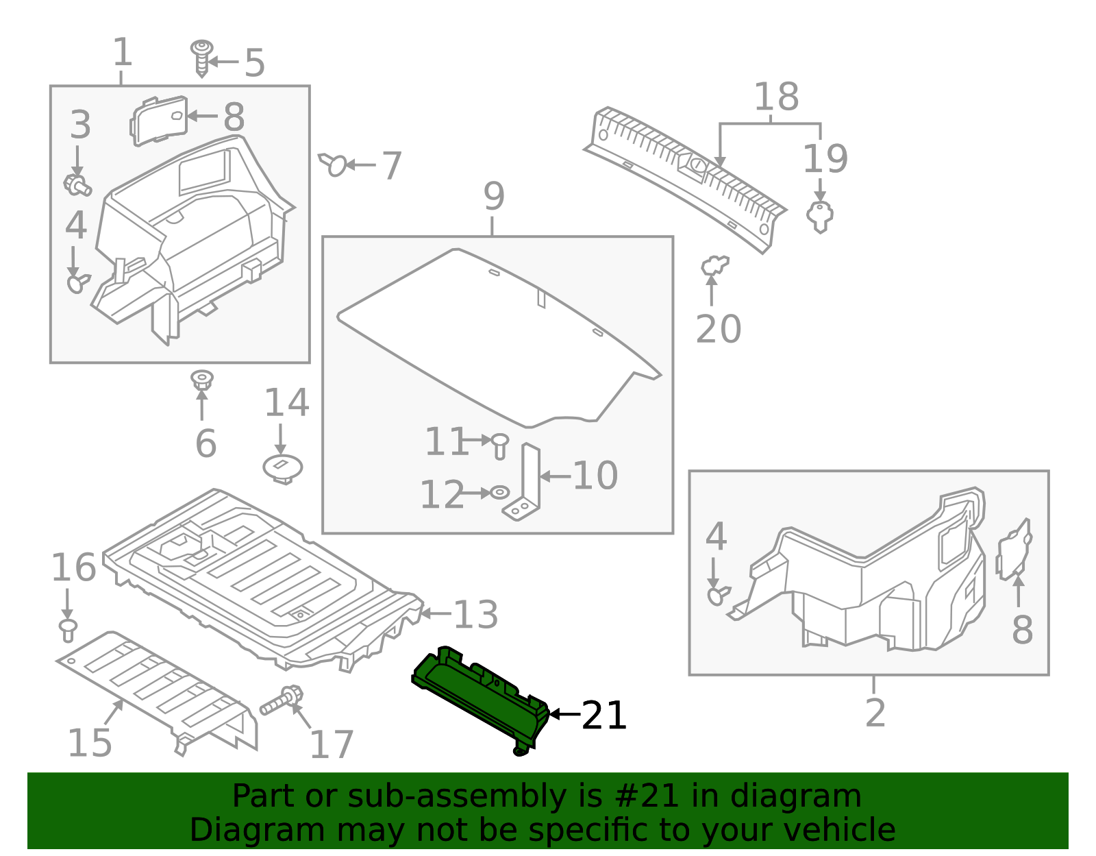 85720-A8500WK - Partition 2017-2020 Kia Optima | Kia.Parts Store