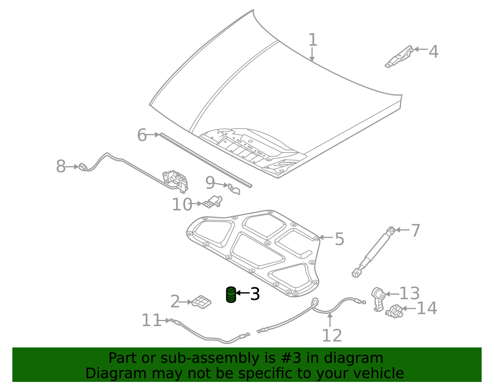 2017-2025 Hyundai Overslam Bumper 17375-16034-B | OEM Parts Online