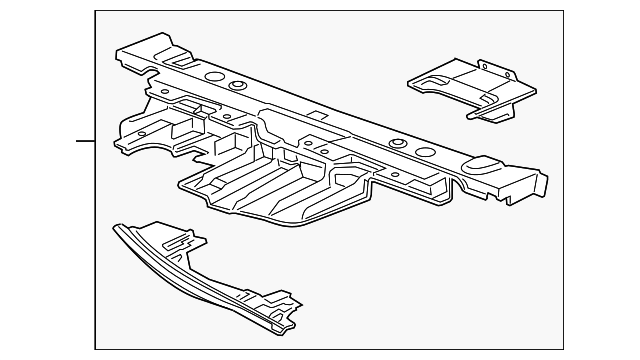 2011-2014 Chevrolet Cruze Front Grille Support Reinforcement 94560622 ...