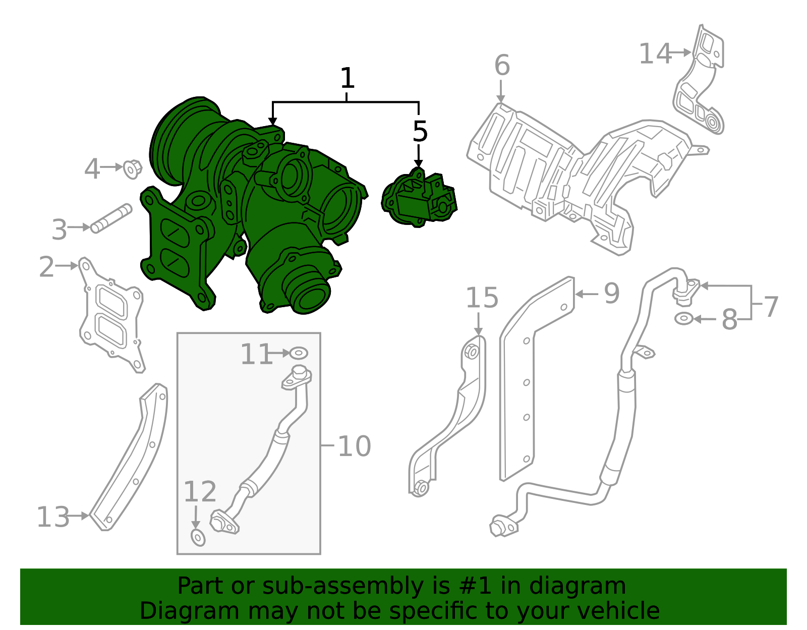 06K-145-874-P - Turbocharger 2018-2021 Volkswagen | Wolfsburg Parts Direct