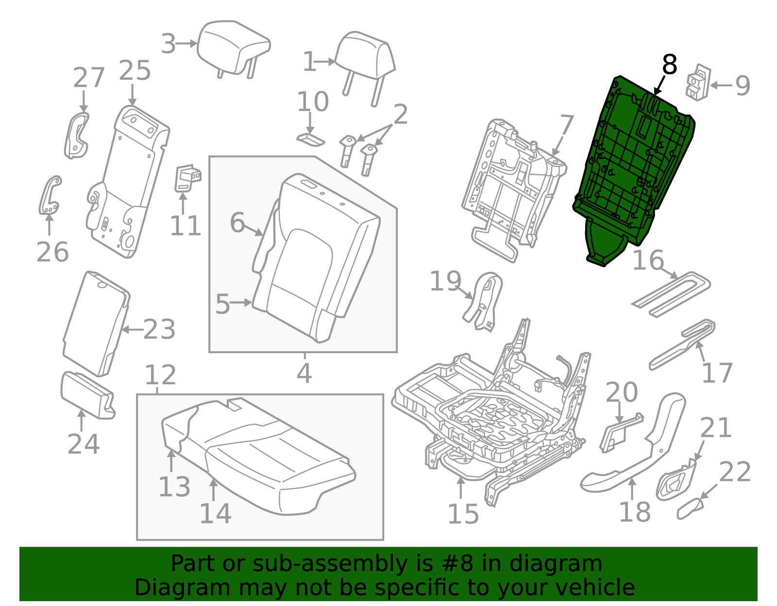 Seat Back Panel - Restore Rear Seat Aesthetics | AutoNation Parts