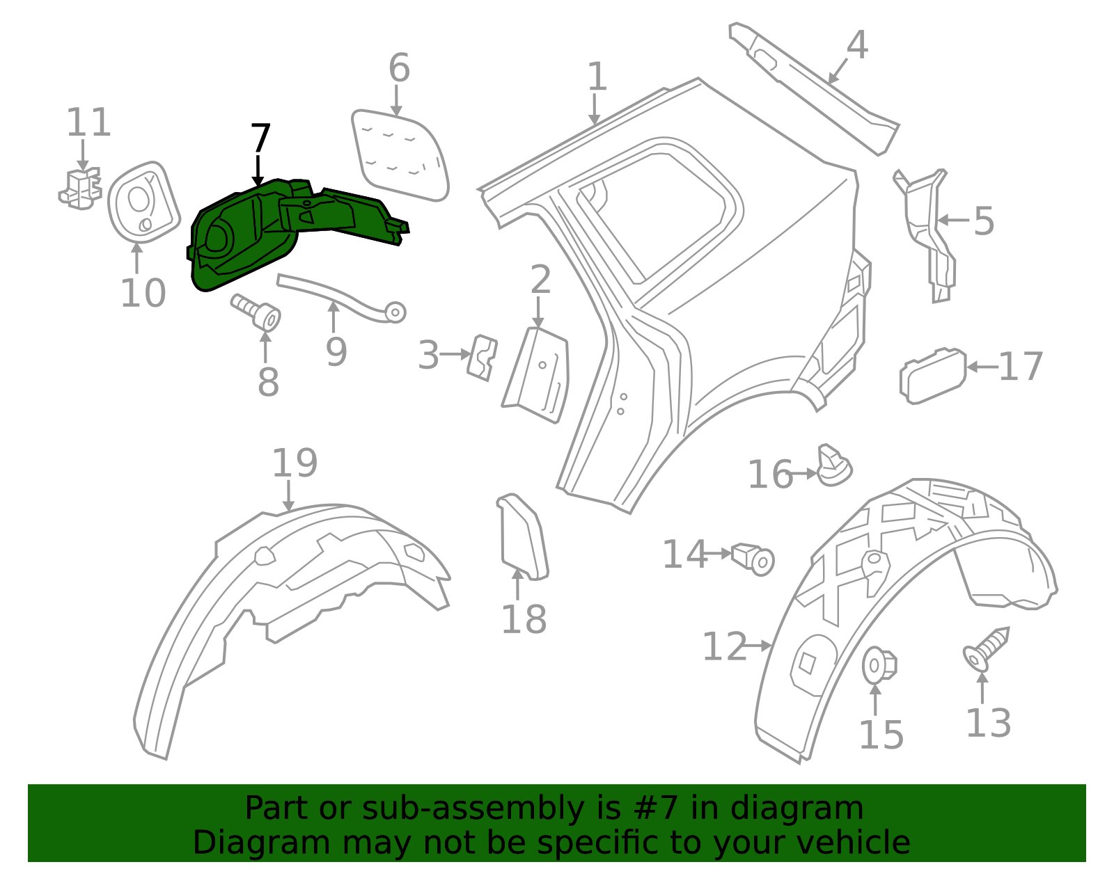 Retainer 7P6-809-857-A | VW Direct Auto Parts