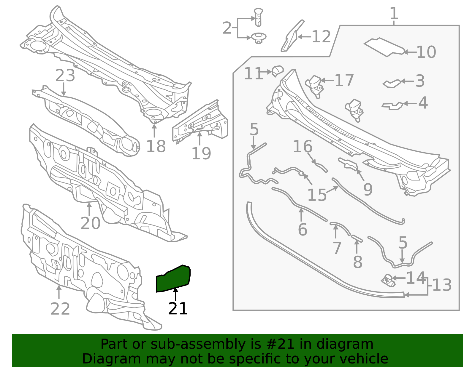 71258-1W000 - Extension Panel 2012-2017 Kia Rio | Kia.Parts Store