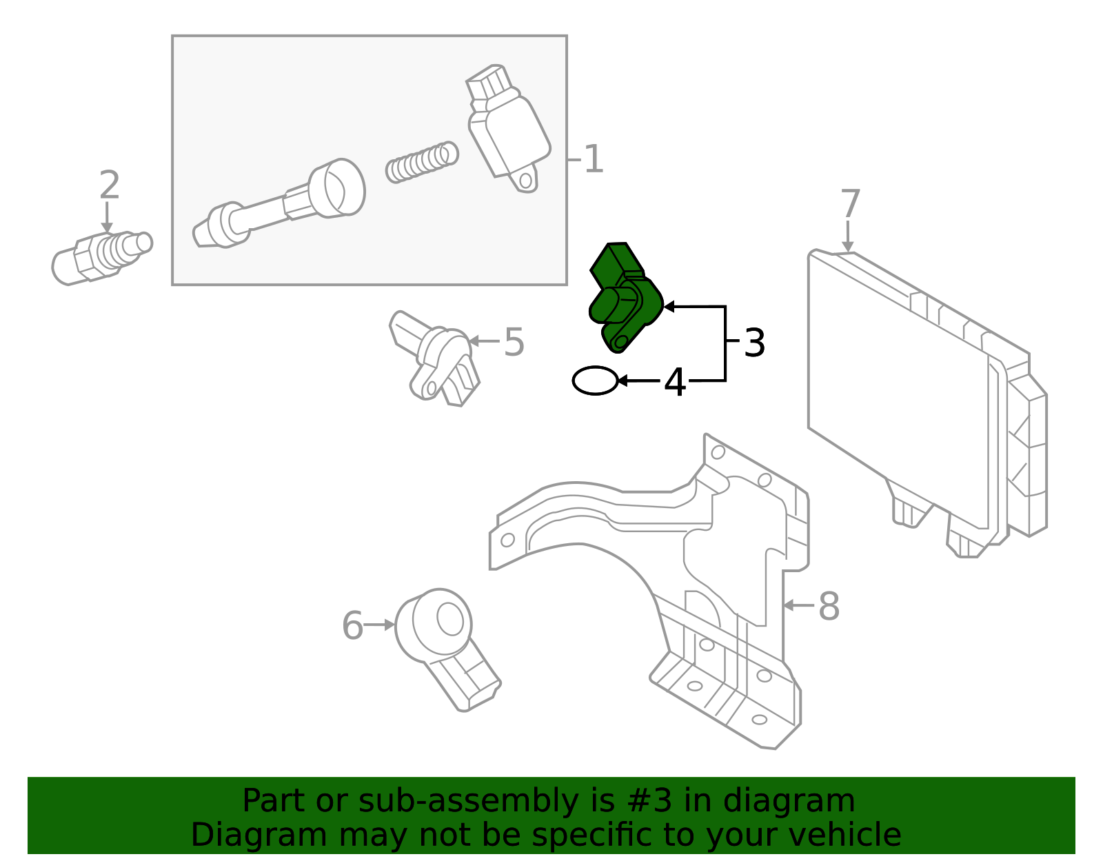 Engine Camshaft Position Sensor 237311CA1B | Lia Infiniti Parts