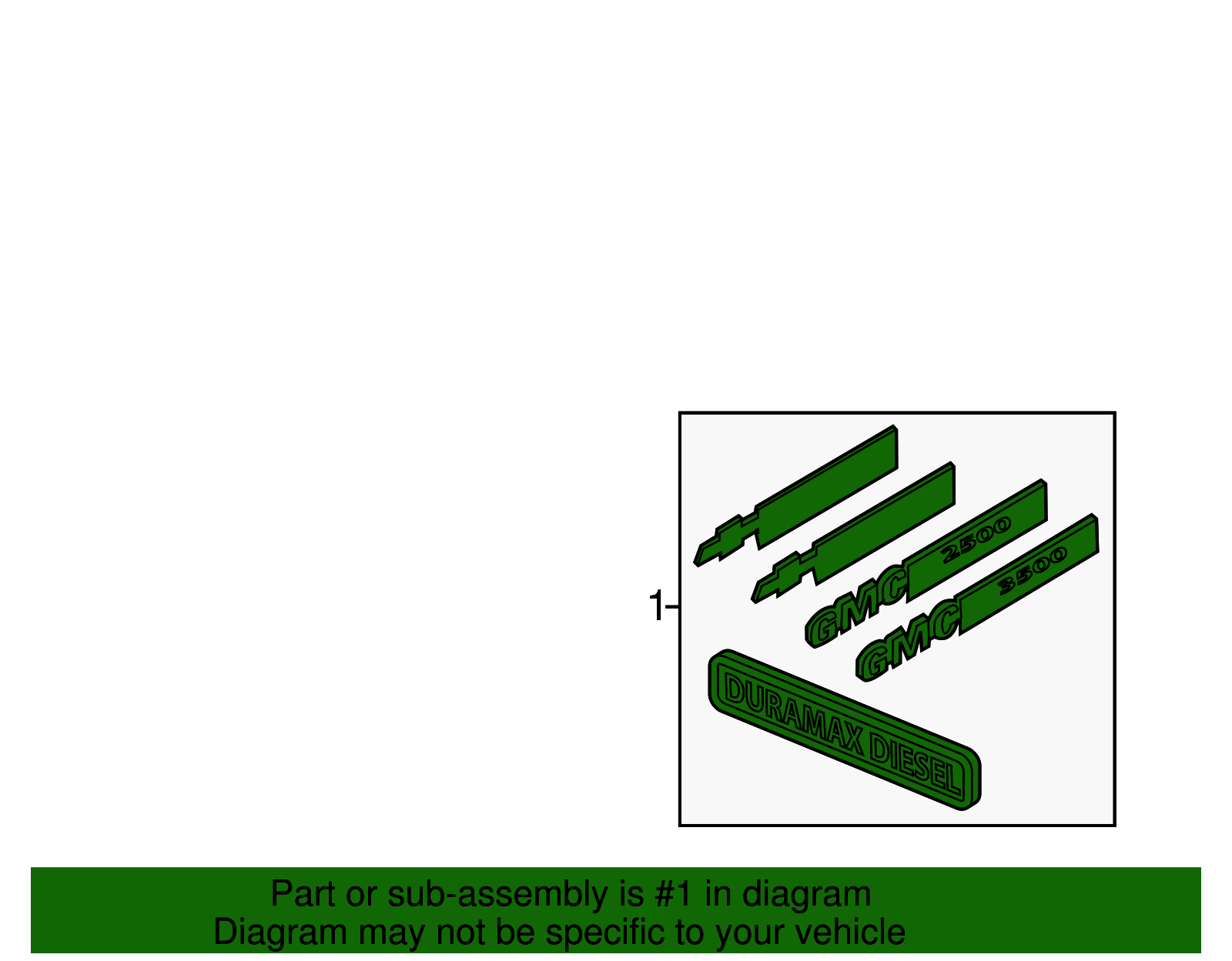 84682637 - 2001-2022 GM - Door Emblem | Partners Chevy