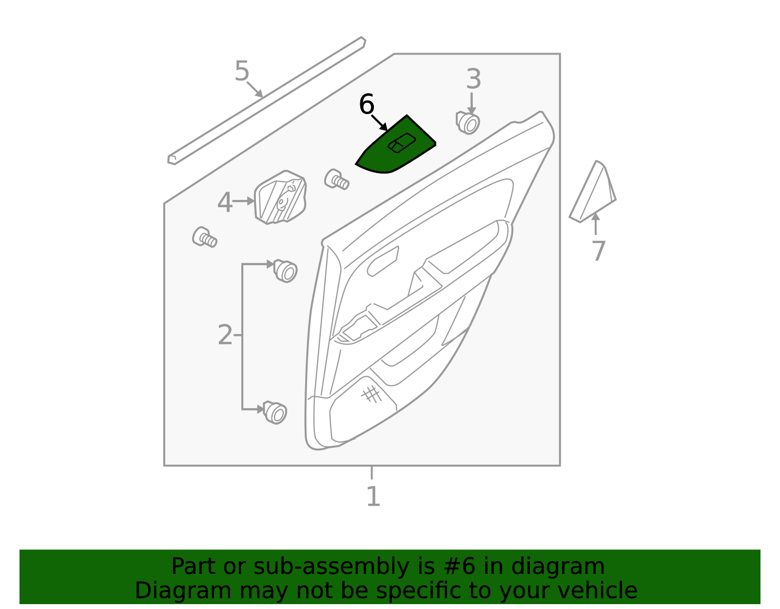2007-2010 Hyundai Elantra Window Switch 93580-2H000-7U | OEM Parts Online