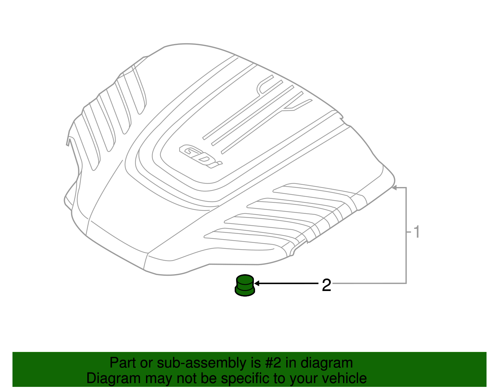 29244-2E000 - Kia Engine Cover Insulator 2014-2025 Kia | Performance ...