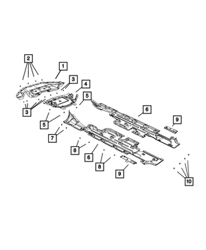 68214817AA - Front Belly Pan 2015-2023 Chrysler 300 | The Official ...