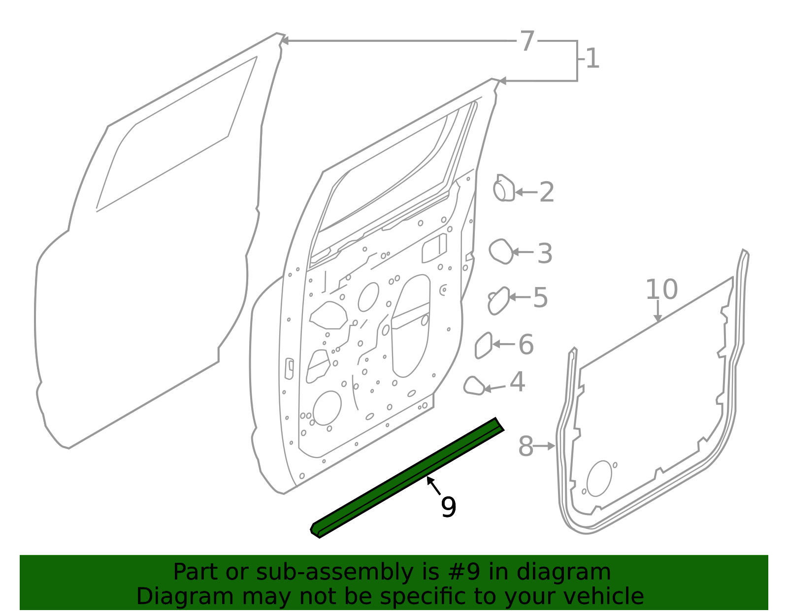 Door Seal – OEM Weatherproofing for a Quieter Ride | AutoNation Parts